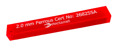 Metal Detector Acetal Test Puck | Metal Detector Test Pieces | Detectamet